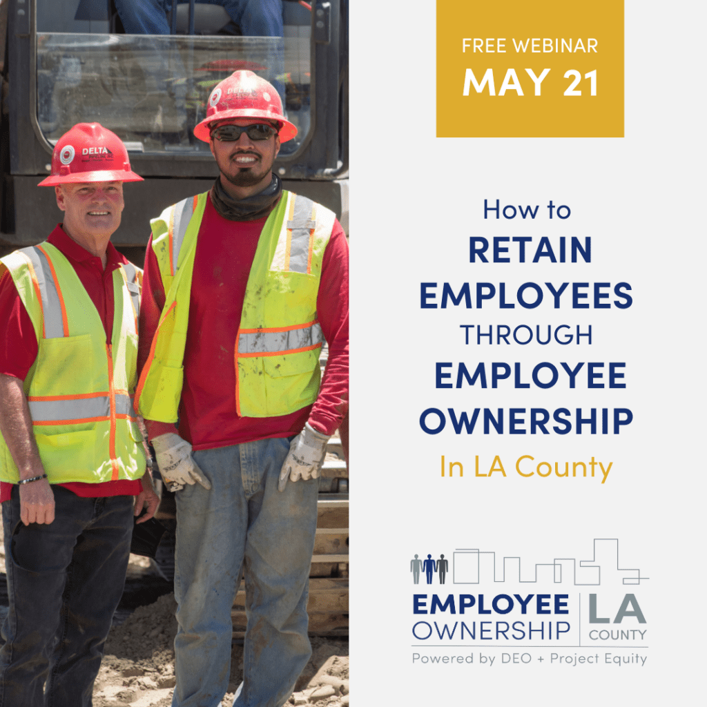 Retain employees through employee ownership | Project Equity